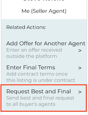 How to Request Best and Final Offers